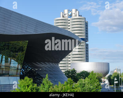 BMW HQ Four Cylinder Building Stock Photo - Alamy