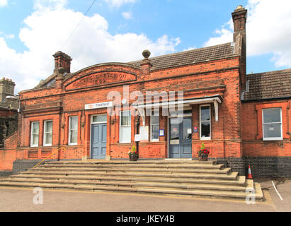 Railway train station building Thetford, Norfolk, England, UK built ...