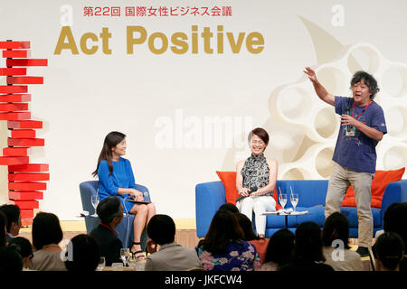 Minori Takao NHK World News Anchor speaks during the 22nd International ...