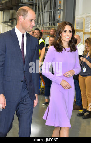 Hamburg, Germany. 21st July, 2017. Britain's Prince William, Duke of ...