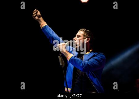 Grazzano Visconti Piacenza, Italy 23th july 2017 Francesco Gabbani live ...