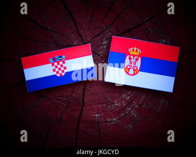 Croatia and Serbia, symbol of country. Croatian vs Serbian national ...