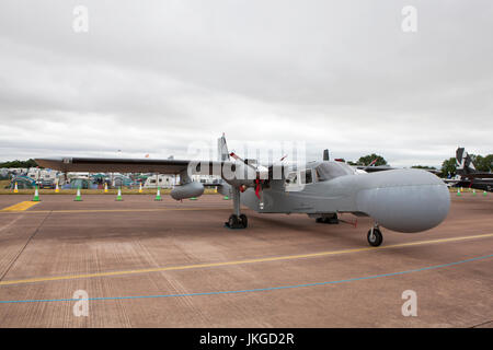 Britten-Norman BN-2 Islander aircraft cockpit interior Stock Photo - Alamy