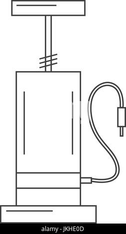 Abstract background with outline of bicycle. Cartoon style vector Stock ...