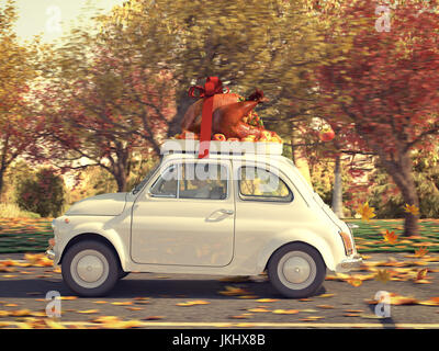 thanksgiving is coming soon. 3d rendering Stock Photo - Alamy