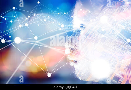 The digital transformation concept - 3d rendering Stock Photo - Alamy