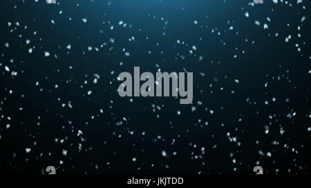Realistic snow in 4K. Abstract winter background. 3d rendering Stock ...