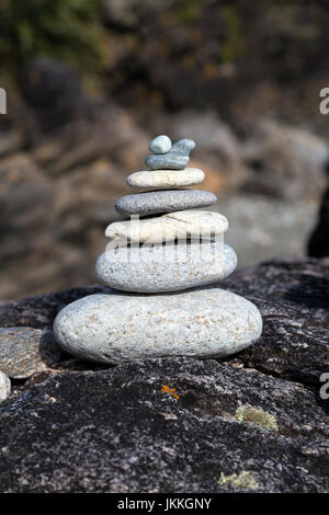 stock image of Stack of stones Stock Photo - Alamy