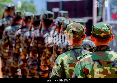 Swat team in position on the streets of New York City, USA Stock Photo ...