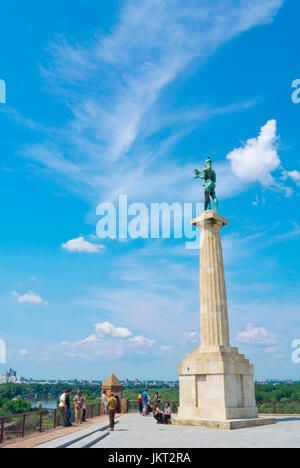 Statue of Pobednik, Kalemegdan, Belgrade, Serbia Stock Photo - Alamy