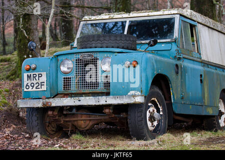 Abandoned Series 1 Land Rover Stock Photo - Alamy
