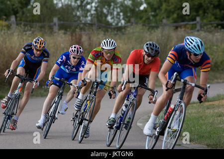 Amateur Racing at Hillingdon Cycle Circuit Stock Photo - Alamy