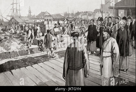 Commissioner Lin Zexu ( 1785 –1850), courtesy name Yuanfu, was a ...