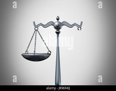 Legal trouble concept or justice problems symbol as a scale of justice ...