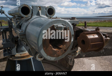 WW2 gun emplacement at Tynemouth castle and priory Stock Photo - Alamy