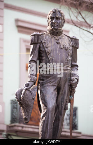 Statue of General Antonio De Leon, Park Alameda De Leon and Zocalo ...