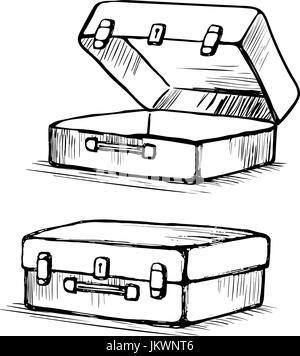 travel suitcase open icon Stock Vector Image & Art - Alamy