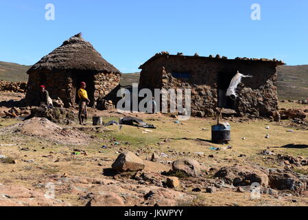 Lesotho on the road Stock Photo - Alamy