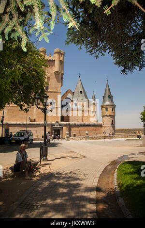 Alcazar of Segovia, Castilla Leon in Spain Stock Photo - Alamy