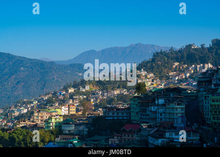 View of Gangtok The Capital City of Sikkim, India Stock Photo - Alamy
