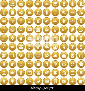 100 kitchen utensils icons set grunge blue Stock Vector Image & Art - Alamy