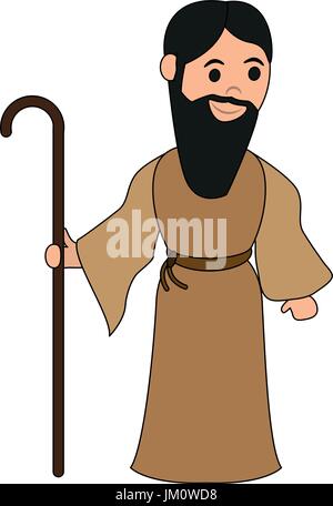 cartoon saint joseph icon Stock Vector Image & Art - Alamy