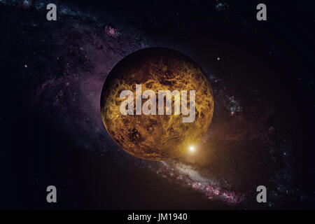Solar System - Venus. It is the second planet from the Sun. It is a ...