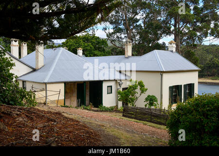 The Commandant's House at the Penal Settlement of Port Arthur on the ...
