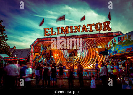 Village fun fair Stock Photo - Alamy