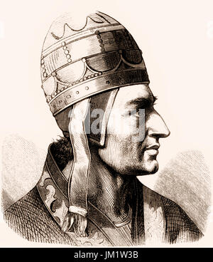 Pope Nicholas IV Stock Photo - Alamy