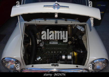 Engine bay and engine of a restored Morris Minor Stock Photo - Alamy