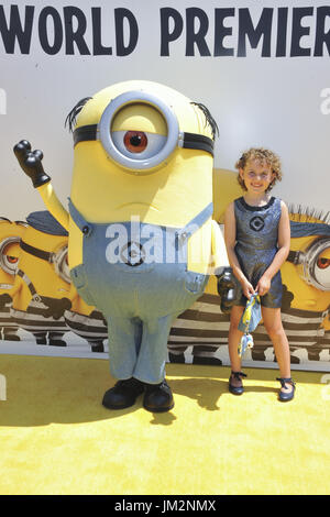 Film Premiere of Despicable Me 3 Featuring: Nev Scharrel Where: Los ...