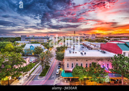 Gainesville, Florida, USA downtown cityscape Stock Photo - Alamy