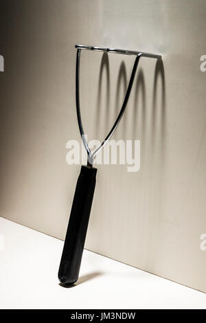 kitchen utensil shadows on wall Stock Photo - Alamy
