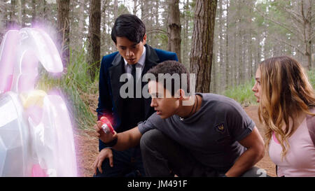 POWER RANGERS NINJA STEEL, l-r: Chrystiane Lopes (as Pink Ranger), Nico ...