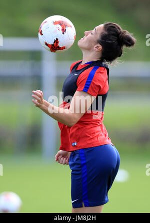 England's Lucy Bronze during a training session at Staplewood Campus, Marchwood. Picture date ...