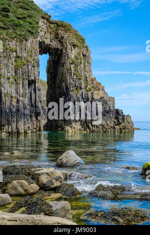 Lydstep Natural Arch Stock Photo - Alamy