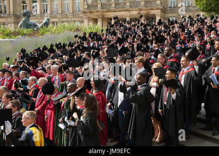 Aston University Students graduation day in Birmingham. England, UK ...