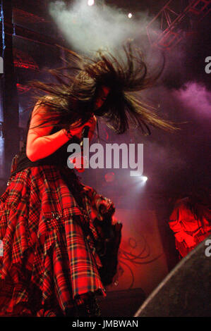 Amy Lee of Evanescence performs on the opening night of The Open Door ...