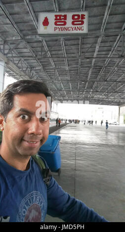 North Korea, Pyongyang, police Stock Photo - Alamy