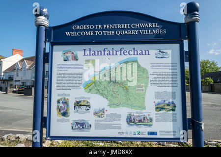 Llanfairfechan Promenade on the North Wales coast Stock Photo - Alamy