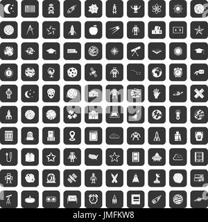 Pluton planet icons set vector 6 color isolated on white background ...