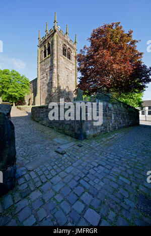 St Edwards church Leek town, Staffordshire, England, UK Stock Photo - Alamy