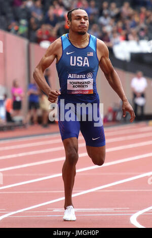Roderick TOWNSEND-ROBERTS of the USA in the Men's 100m T47 Heats at the ...