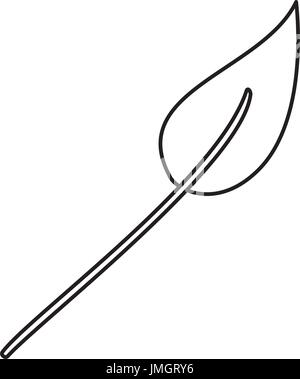 garden lanceolate leaf Stock Vector Image & Art - Alamy