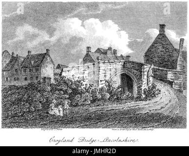 CROWLAND TRINITY BRIDGE. CROWLAND. LINCOLNSHIRE. ENGLAND. UK Stock ...