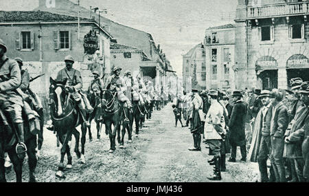 Italian cavalry, World War I Stock Photo - Alamy
