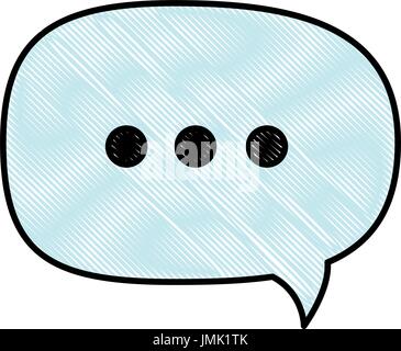 isolated ellipsis speech bubble icon vector illustration graphic design ...