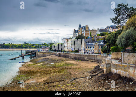 The magnificent old city of Dinard. Concept of Europe travel ...