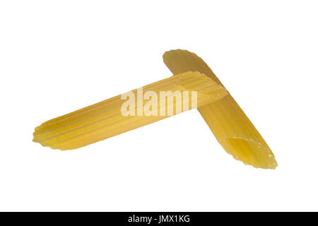 Pasta size pen on a white background Stock Photo - Alamy
